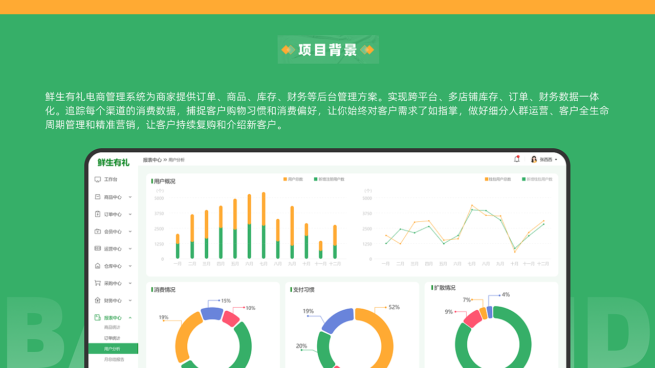 电商后台管理系统ycian 站酷zcool 