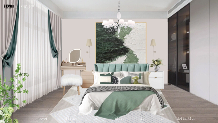 好看的软装搭配系列之卧室 _HGT空间视界-站酷ZCOOL