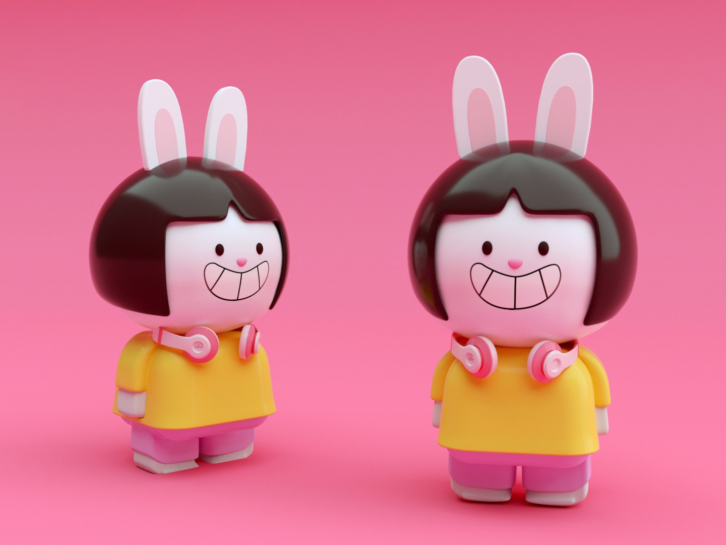 C4D卡通IP建模练习_偷影子的猫ZY-站酷ZCOOL