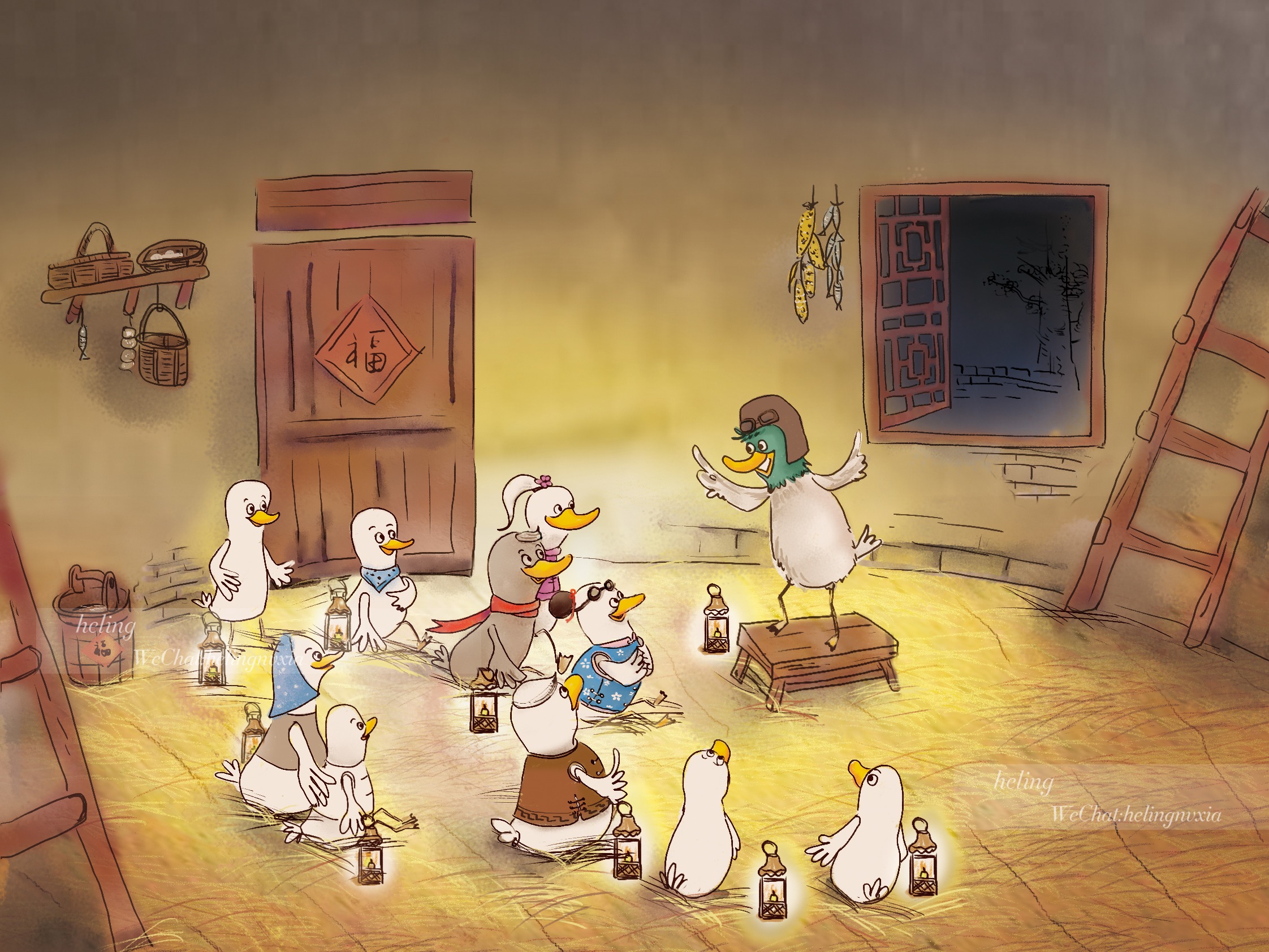 故事插画_核林女侠heling-站酷ZCOOL