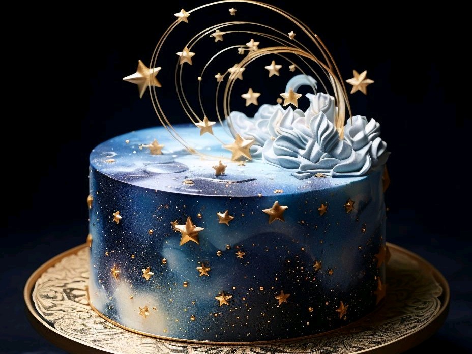 AAI绘画︳星空蛋糕_ALiYaW-站酷ZCOOL