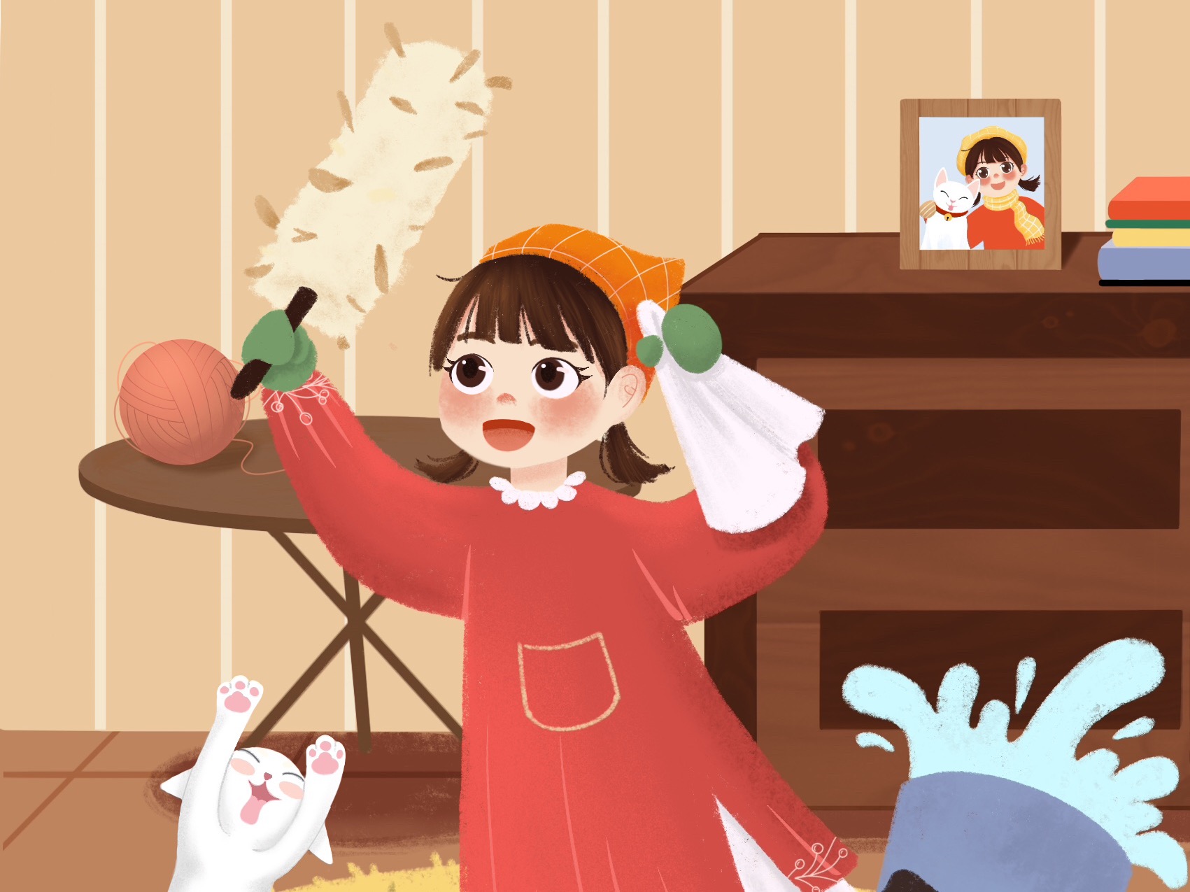 插画｜五一劳动节_茉莉Limin-站酷ZCOOL