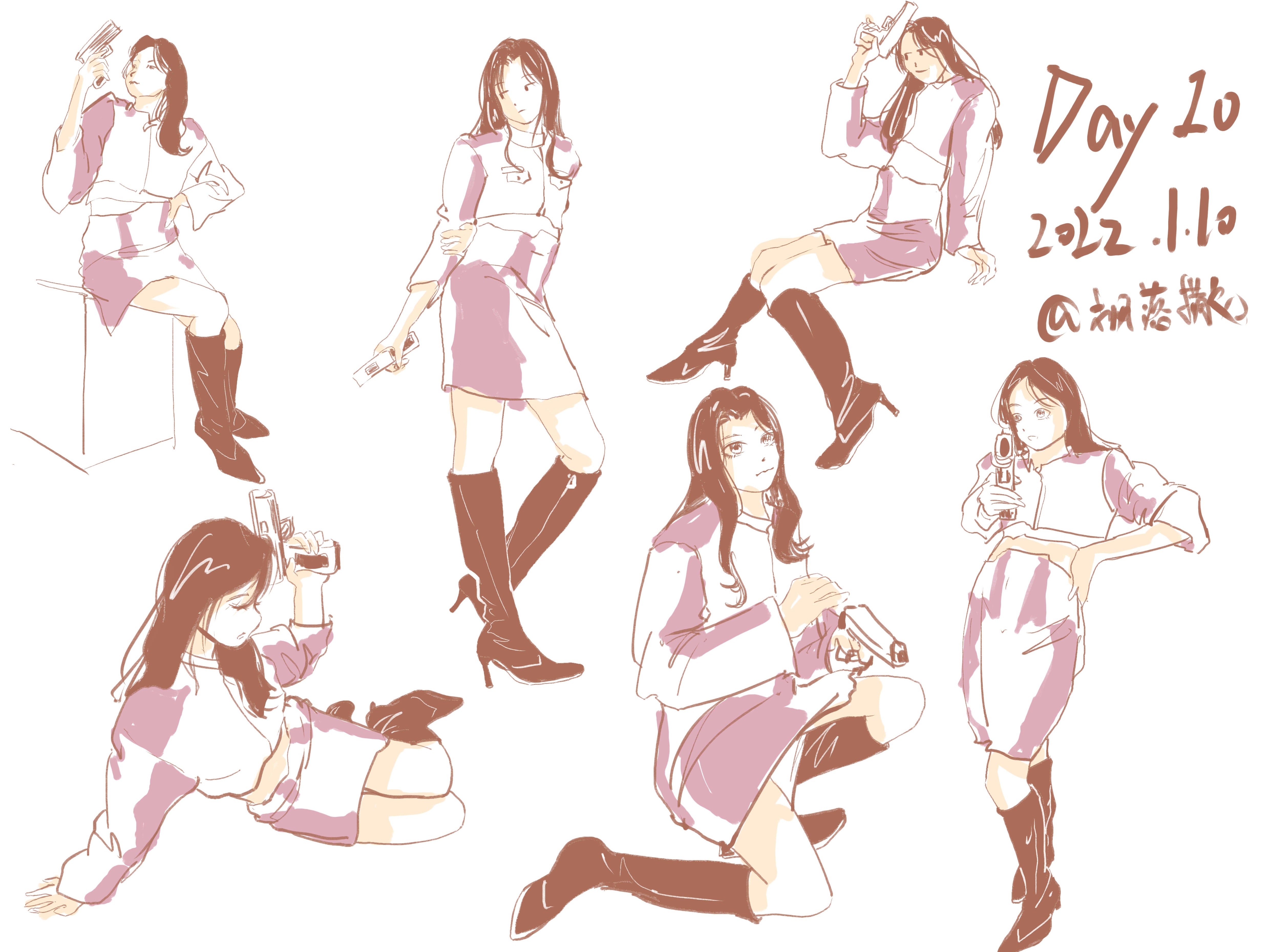 速写打卡day10_枫落撒-站酷ZCOOL