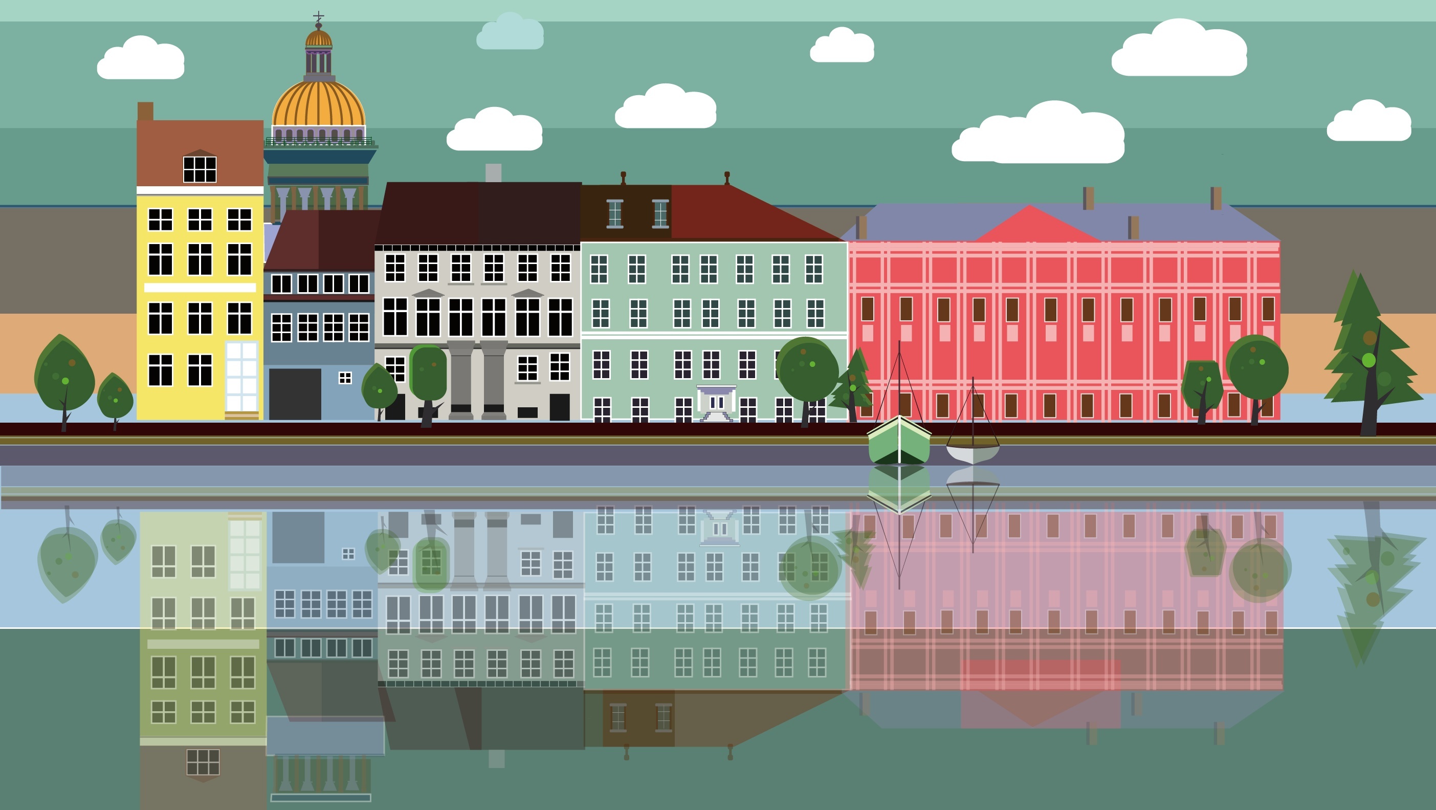 圣彼得堡四季插画设计_别理诺奇_peter-站酷ZCOOL