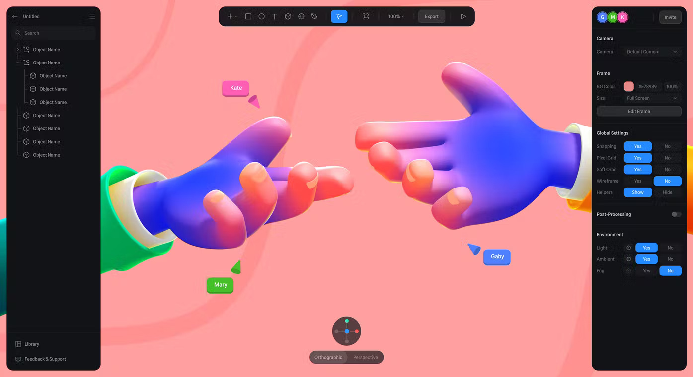超轻量3D设计神器Spline Beta版终于发布啦！_Spline-站酷ZCOOL