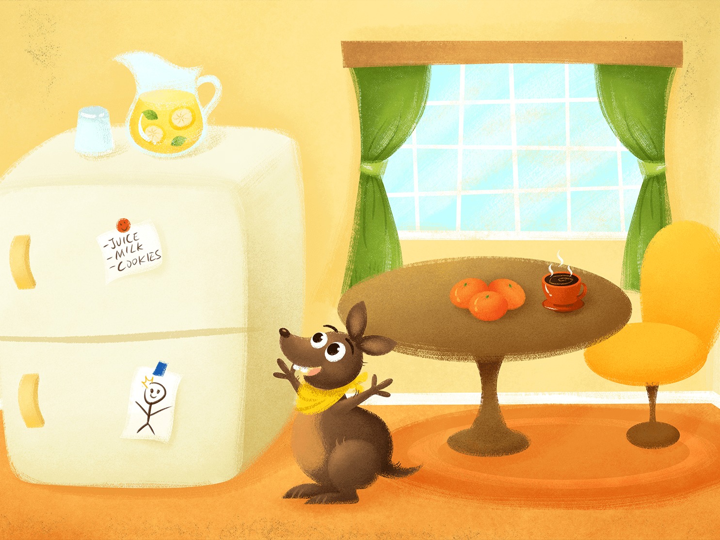 儿童英语绘本 Jump! Jump! Jump!_Fifi_Jin-站酷ZCOOL