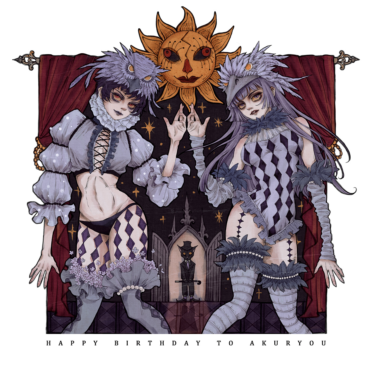 【习作】朋友生日贺图_罗德KARAS-站酷ZCOOL