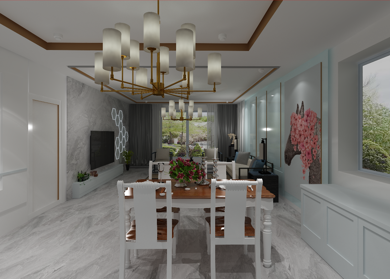 室内设计渲染图_ZJ剪辑-站酷ZCOOL