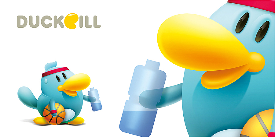 DUCKBILL 吉祥物及LOGO|平面|品牌|天空之城的下水道_原创作品-站酷ZCOOL