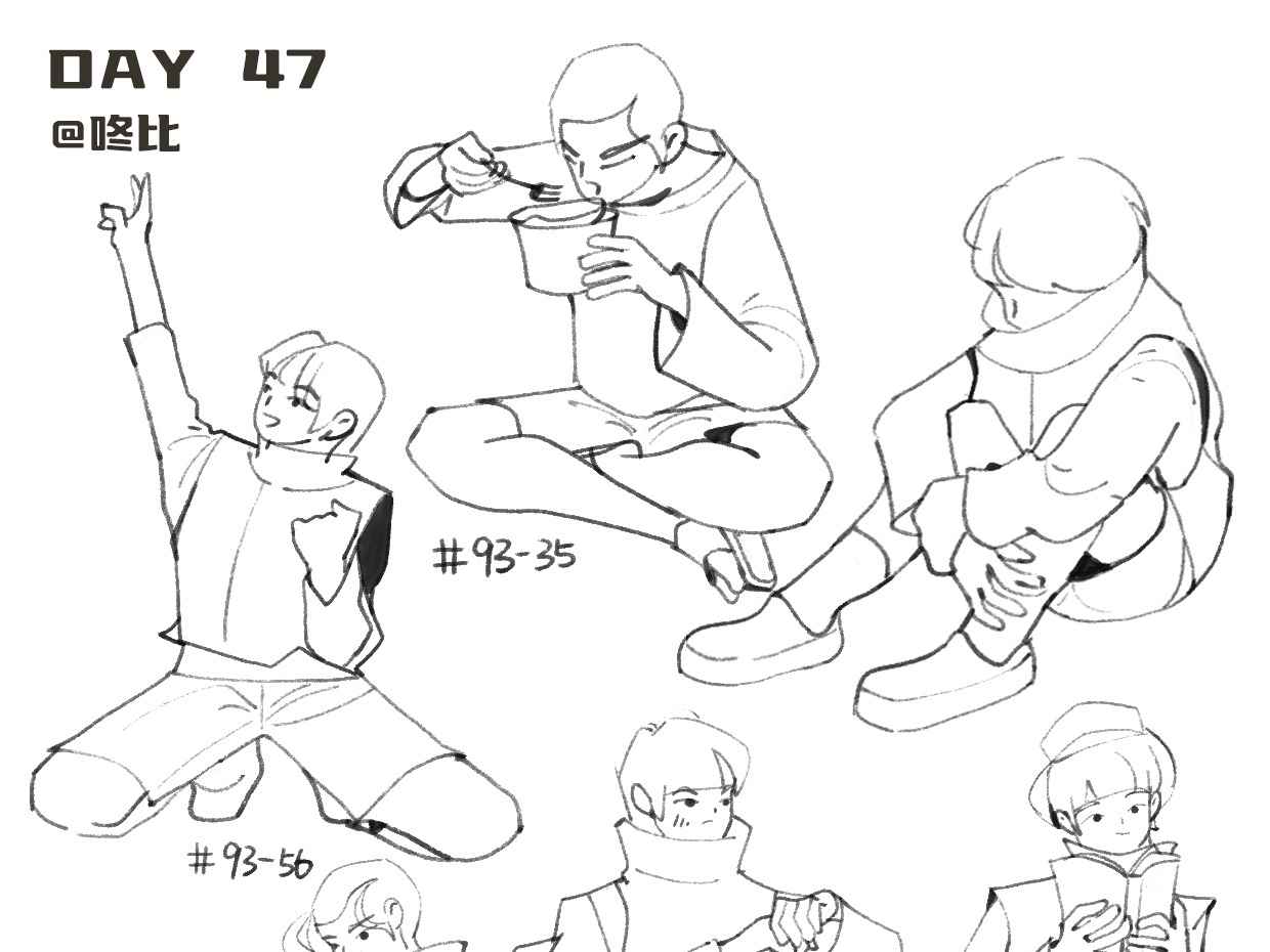 速写60天挑战赛 D47_咚比-站酷ZCOOL