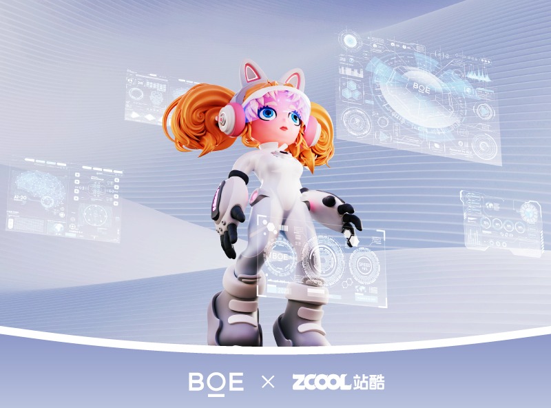 [ 你好，BOE ]-心动精灵涟镜_哆啦喂梦-站酷ZCOOL