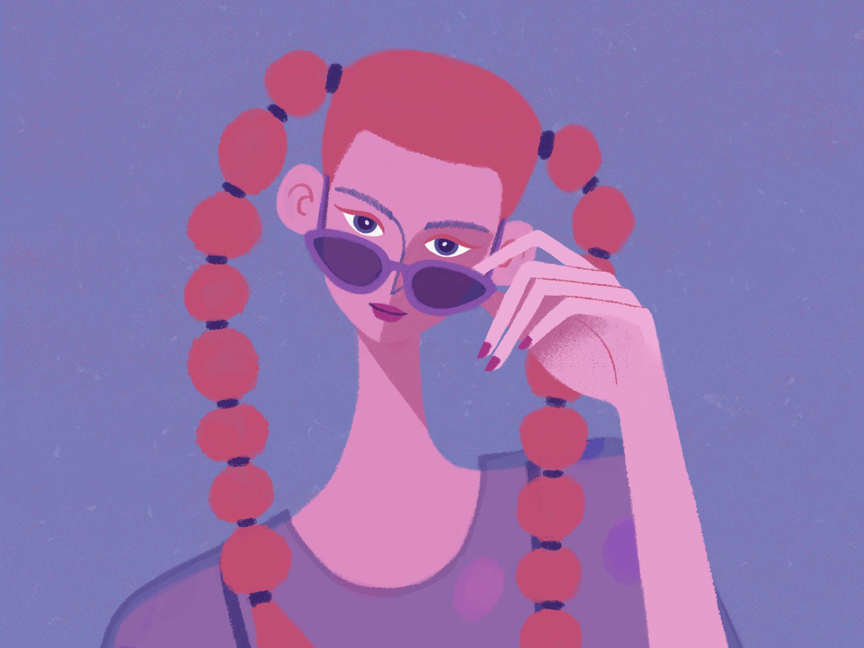 一组人物半身插画_yu_draws-站酷ZCOOL