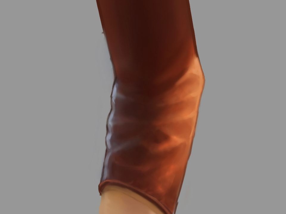 材质系列-皮革袖子丨袖子怎么画丨皮革丨袖子丨PS教程_CGWANG王氏教育-站酷ZCOOL