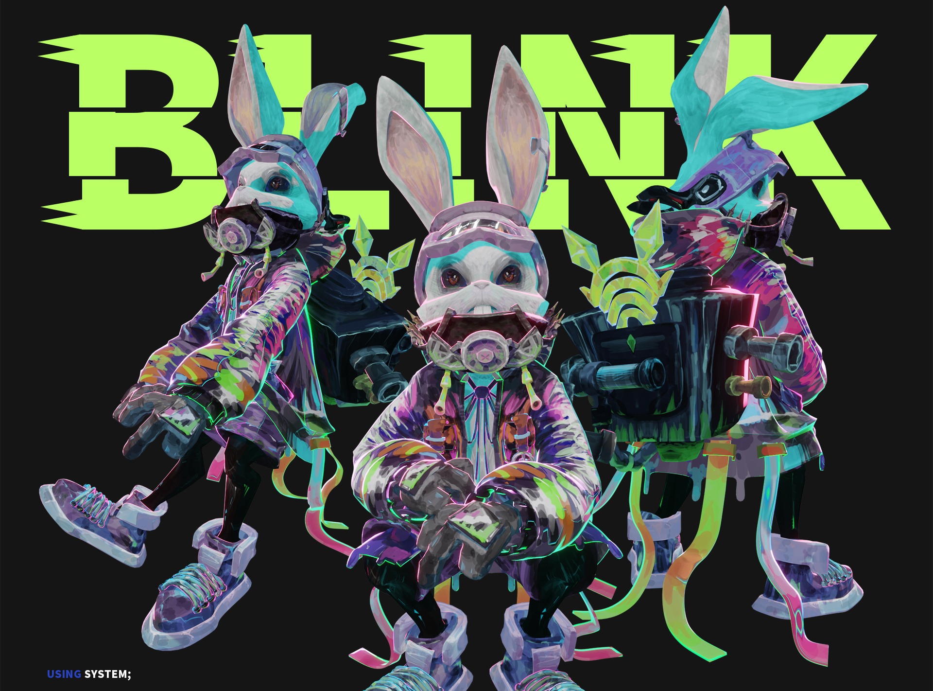 BOE-IP形象设计-BLINK(闪烁）_磨太太的W-站酷ZCOOL