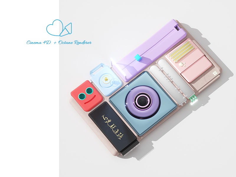 C4D+OC材质练习_Link_2273-站酷ZCOOL