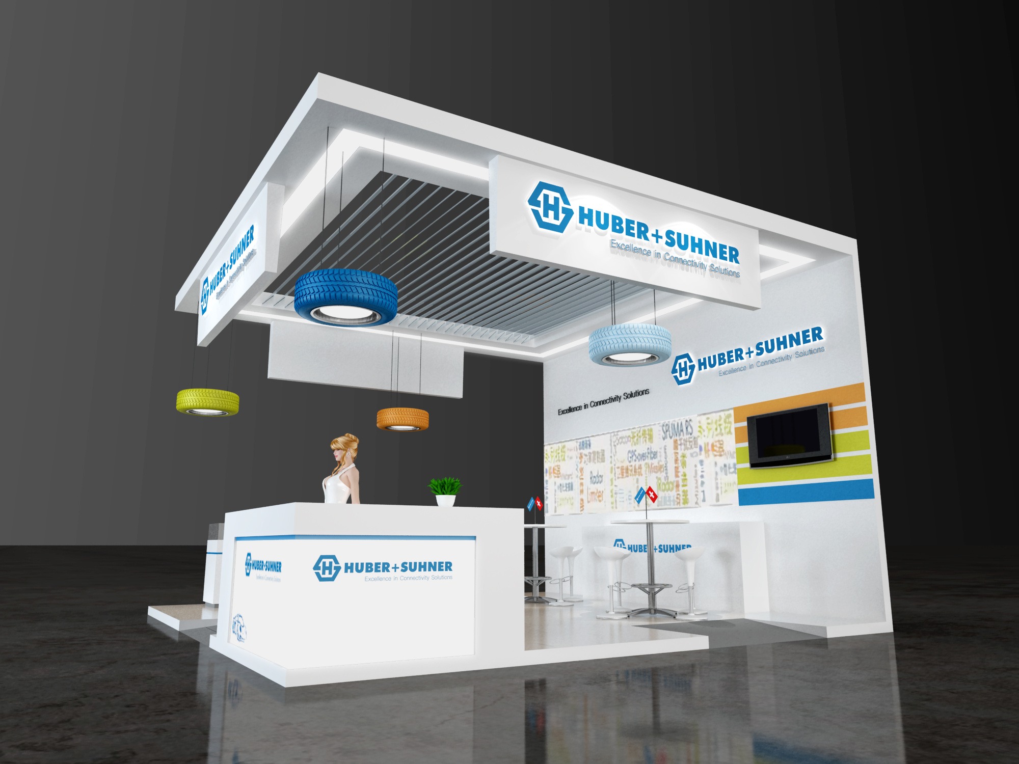 3DMax——展台设计_郭先森er-站酷ZCOOL