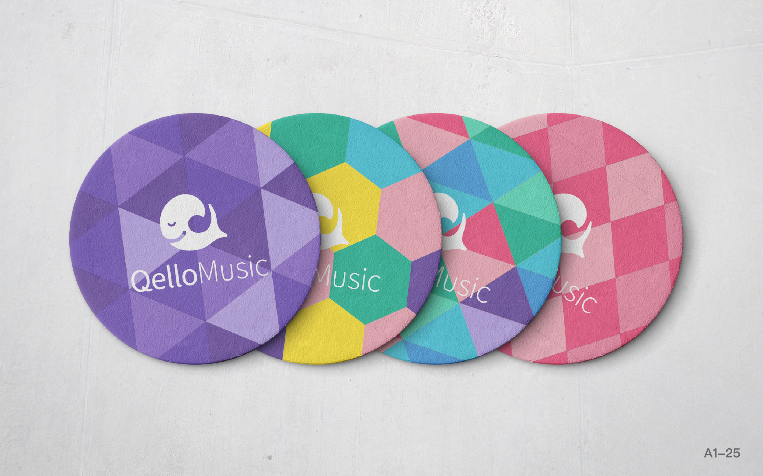 Qello | Music player app 音乐播放器logo设计_李比鲁Katherine-站酷ZCOOL