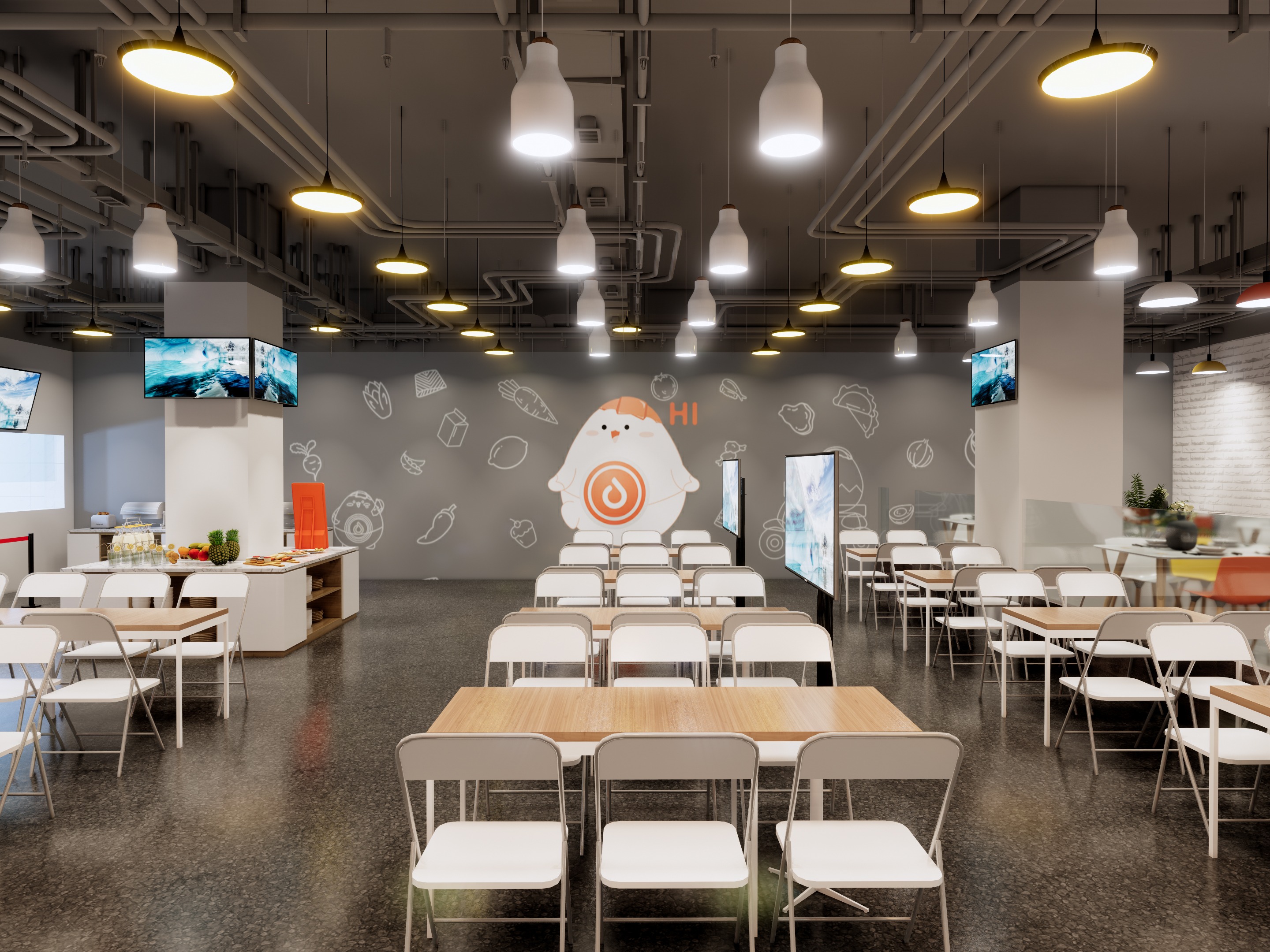 自助办公餐厅_Cui_wen-站酷ZCOOL