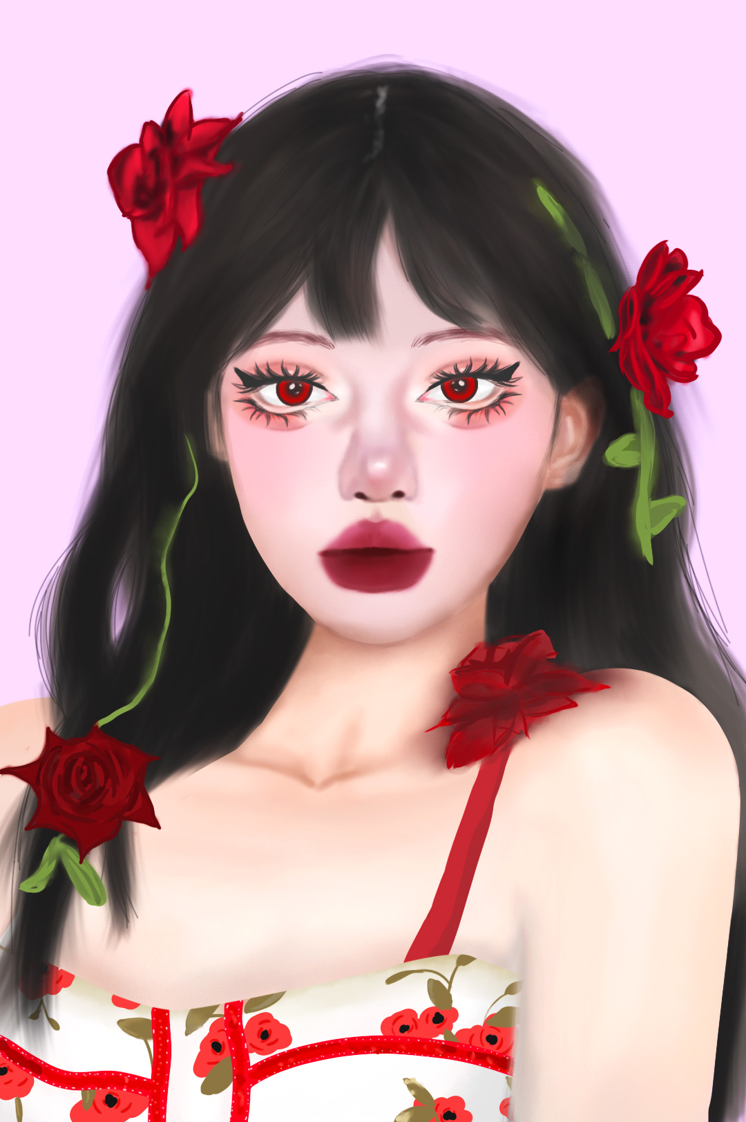 玫瑰_Jin的猫-站酷ZCOOL