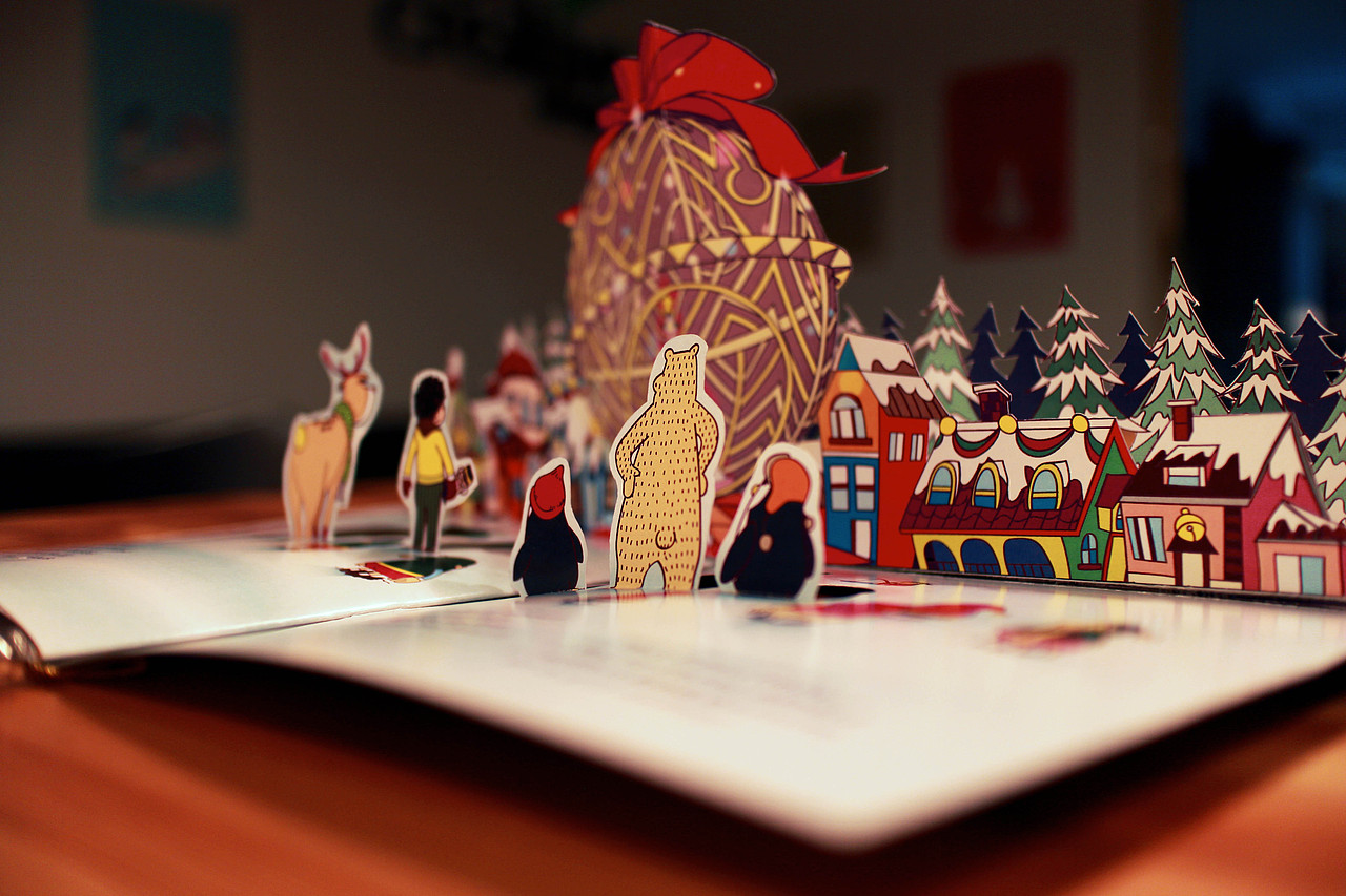 Handmade 3D Pop Up Story Book_林影-站酷ZCOOL