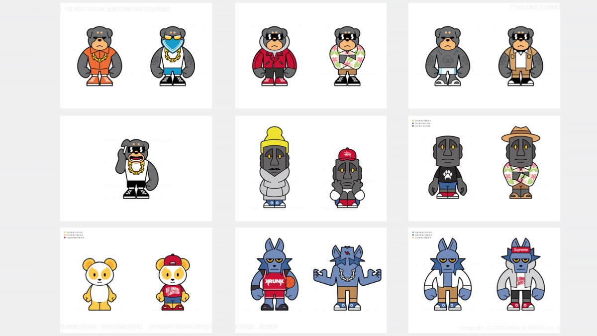 这是我见过最拽的熊！YG BEAR KRUNK 潮流品牌吉祥物/IP动漫角色/玩偶熊研究报告_赤犬制造所REDOG-站酷ZCOOL