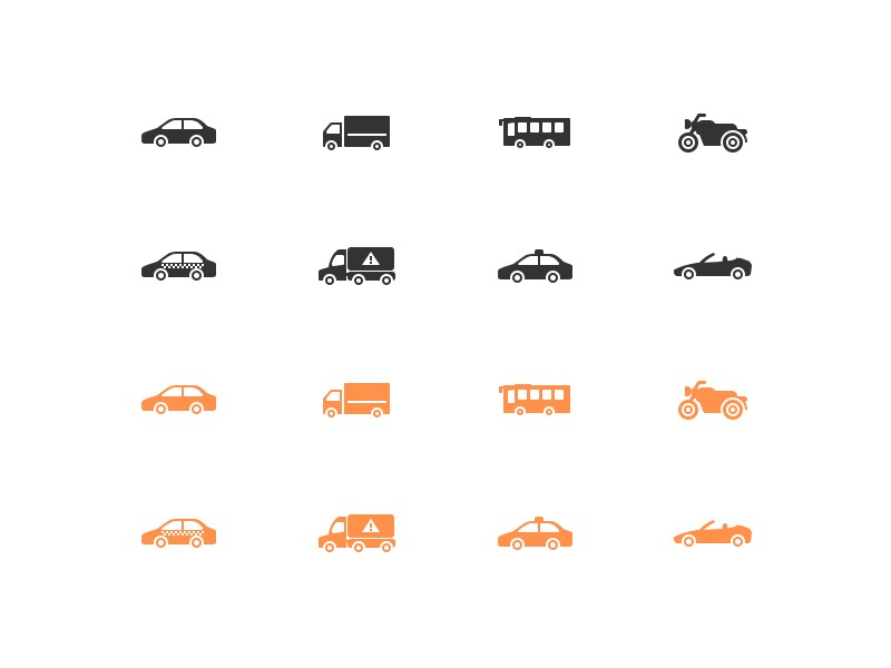 car_icon_set_FlairSanwa-站酷ZCOOL