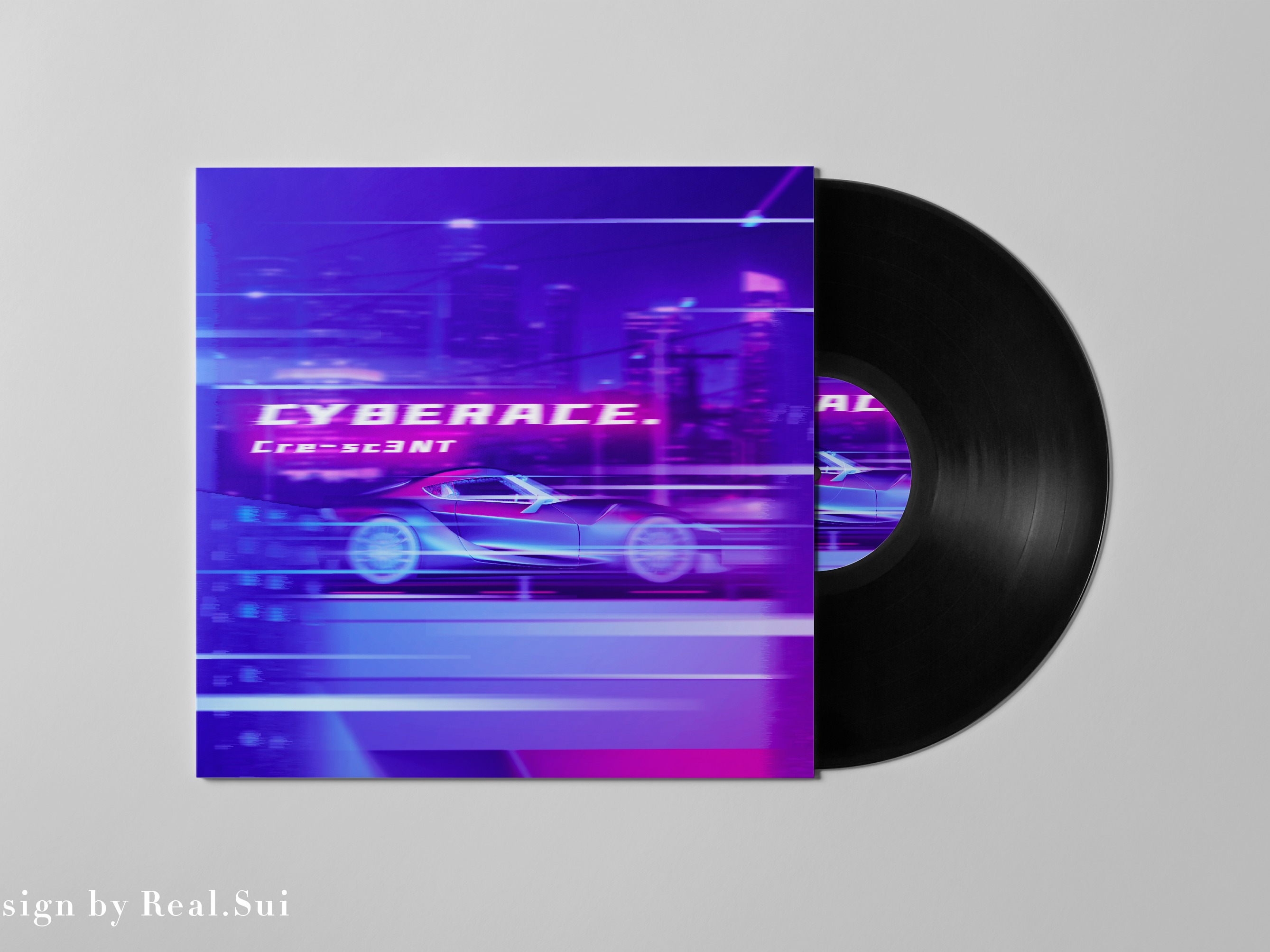 《CYBERBACE》音乐封面设计_RayraySu-站酷ZCOOL