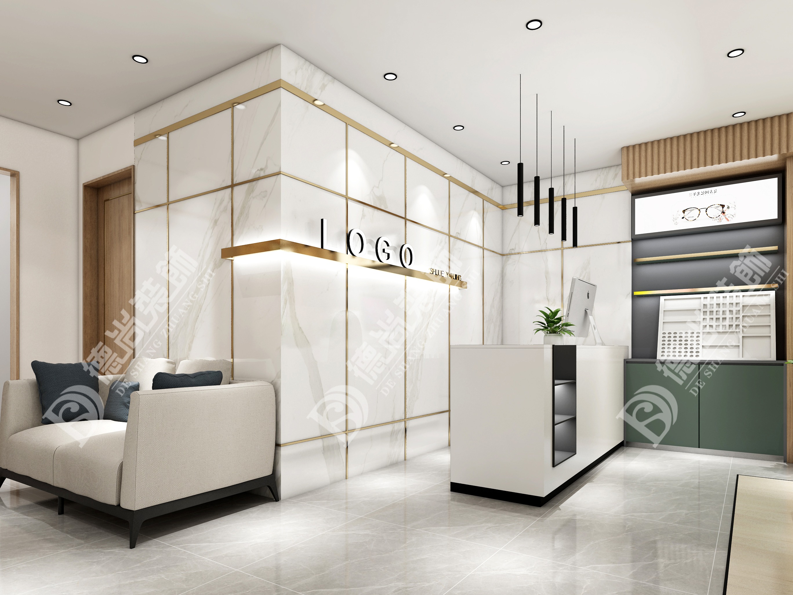 眼镜店怎么陈列_纤尘0429-站酷ZCOOL