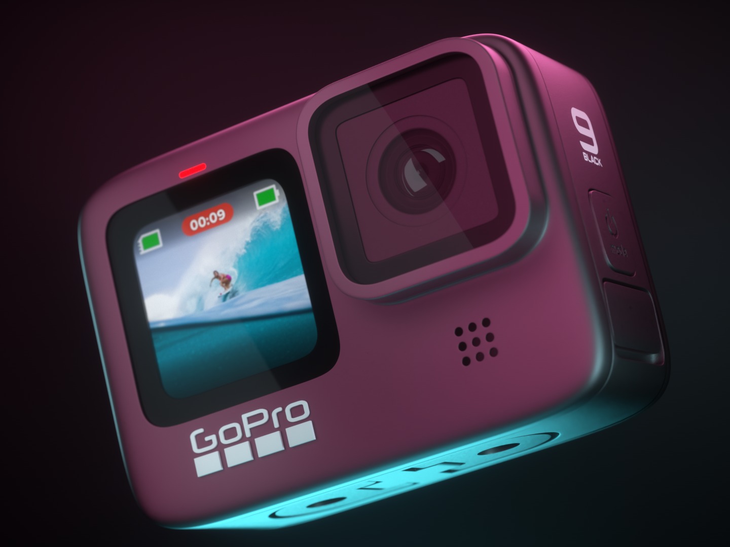 GoPro运动相机渲染练习_奇怪的玩家-站酷ZCOOL