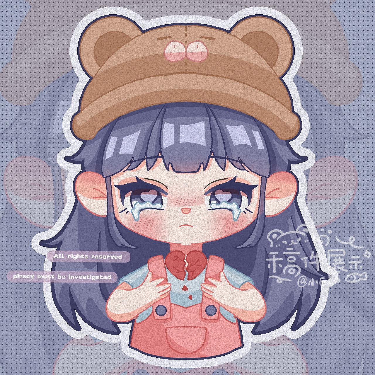 Q版头像 ｜iPad手绘_小E酱sama-站酷ZCOOL