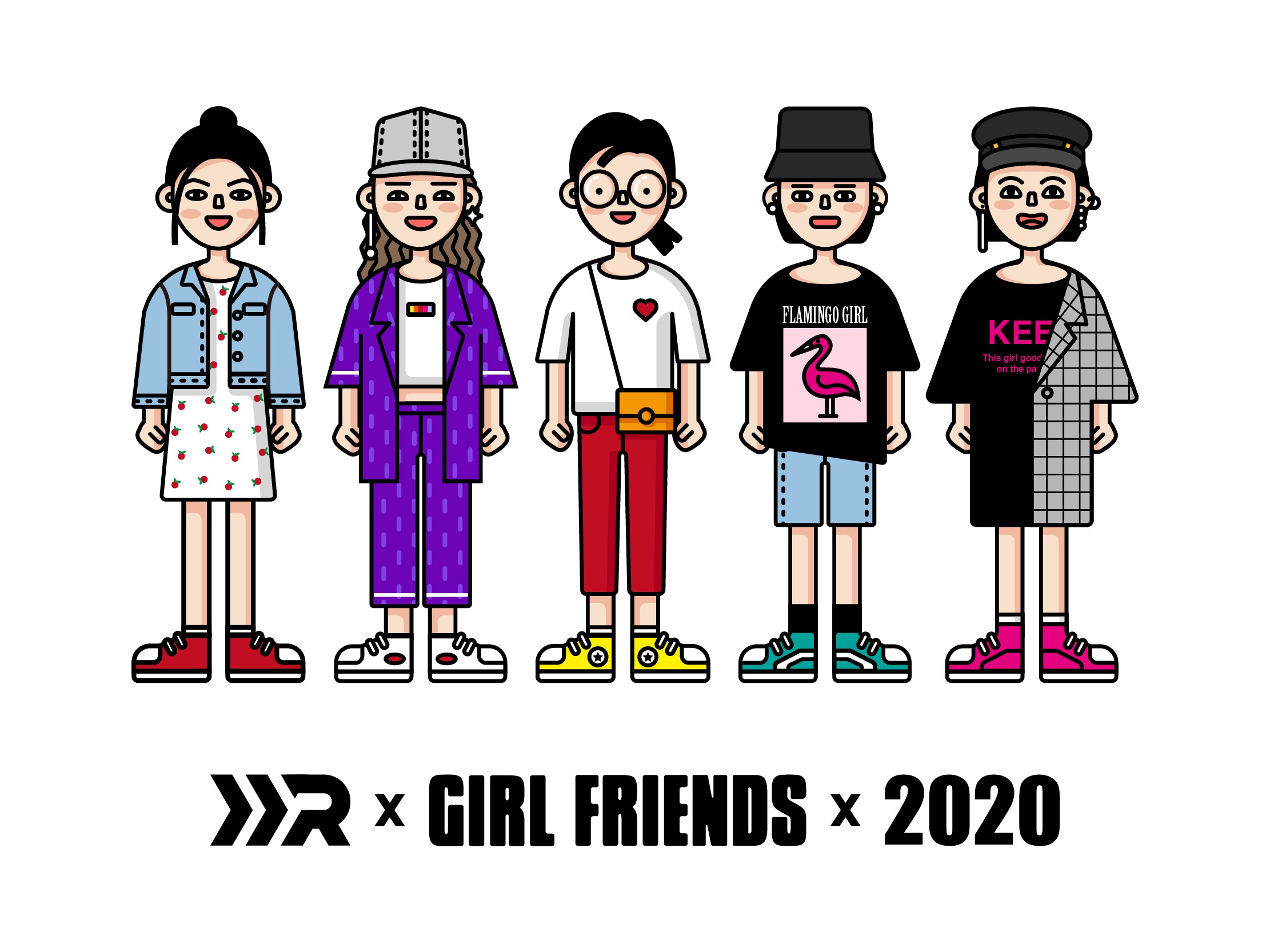 闺蜜IP形象设计_Renee小姐吉祥-站酷ZCOOL