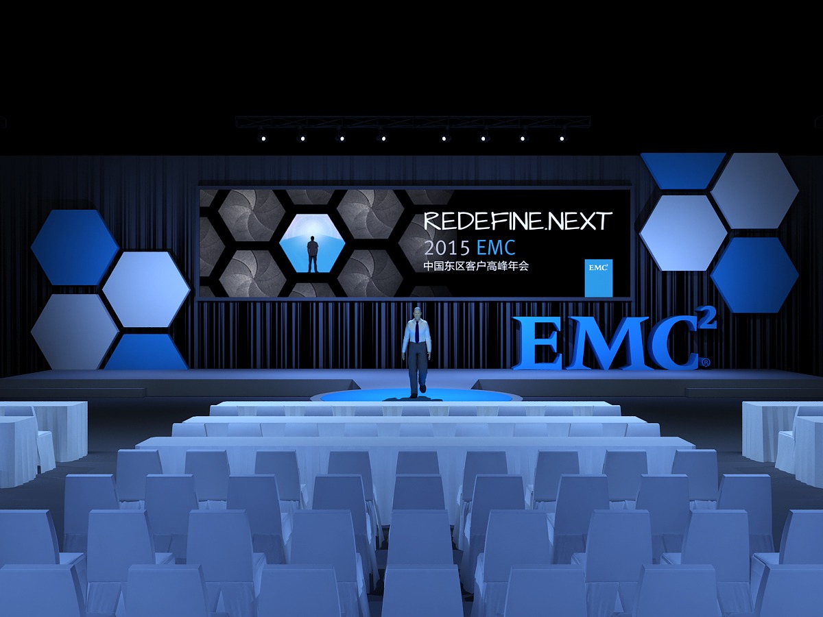 EMC中国东区客户高峰年会_金画笔空间设计-站酷ZCOOL