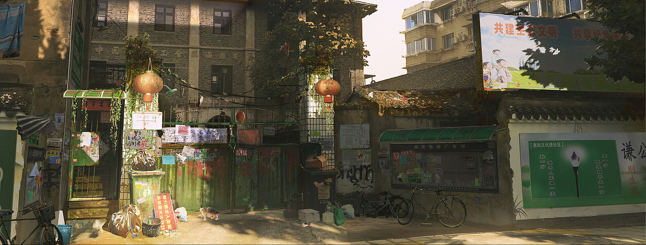 老小区门口_MR_ZZX-站酷ZCOOL