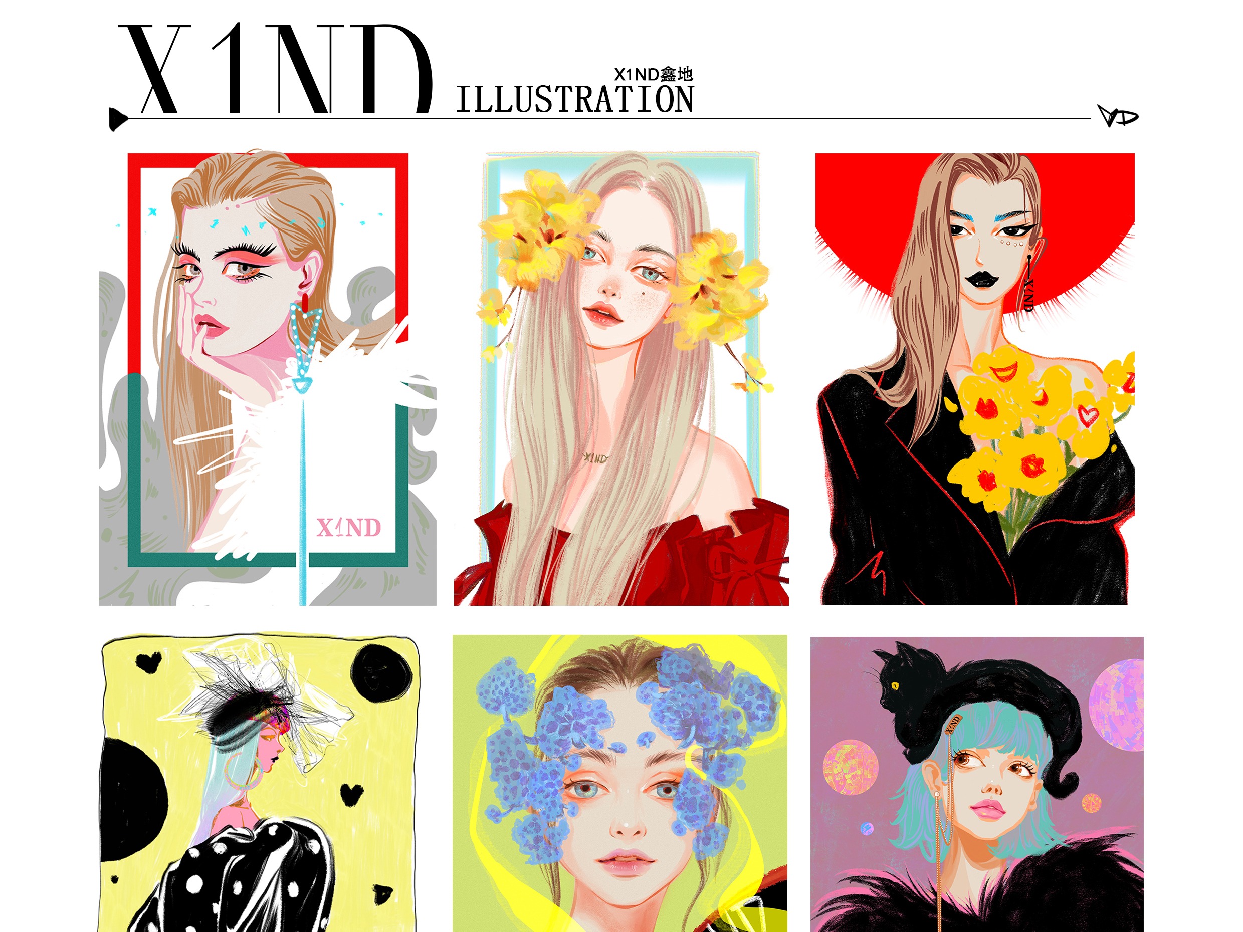 X1ND女孩_X1ND鑫地-站酷ZCOOL