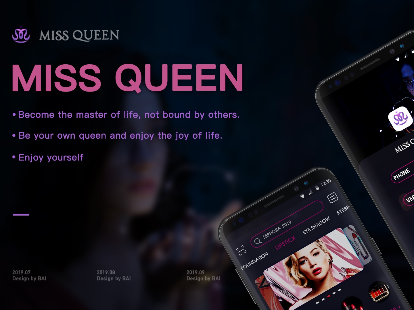 Miss Queen 专业美妆分享APP_BAI哥哥-站酷ZCOOL