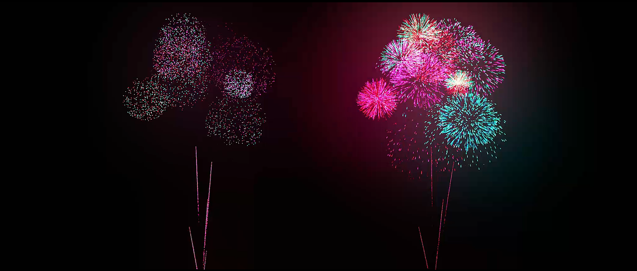 Fireworks_demo（houdini粒子-烟花测试）_TheStarsK-站酷ZCOOL