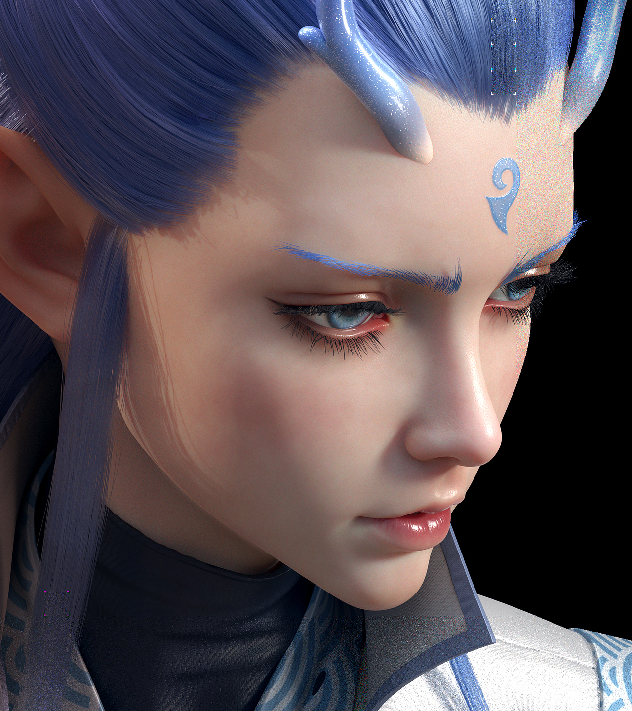 3D制作的敖丙同人，附带过程视频_依古奈斯eugin-站酷ZCOOL