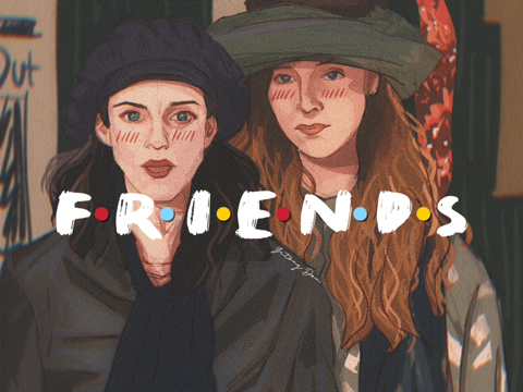 老友记速写系列_YT_Don-站酷ZCOOL