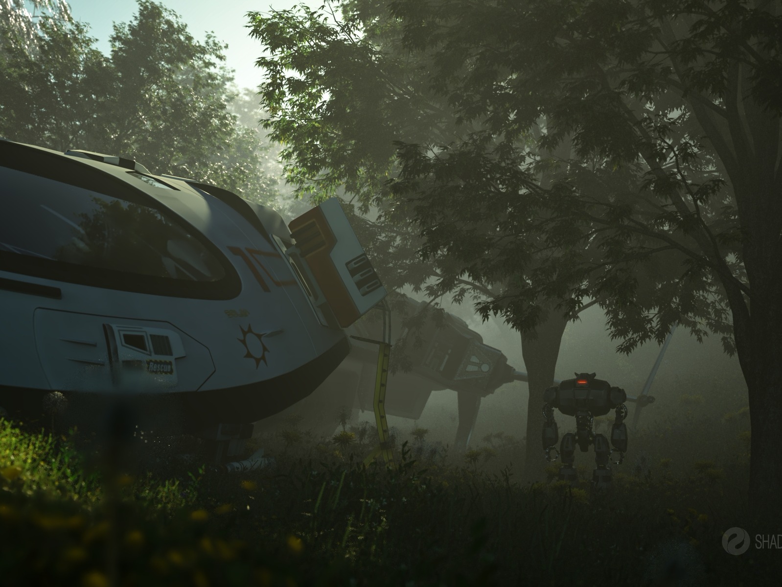 降落在森林_shadowworks-站酷ZCOOL