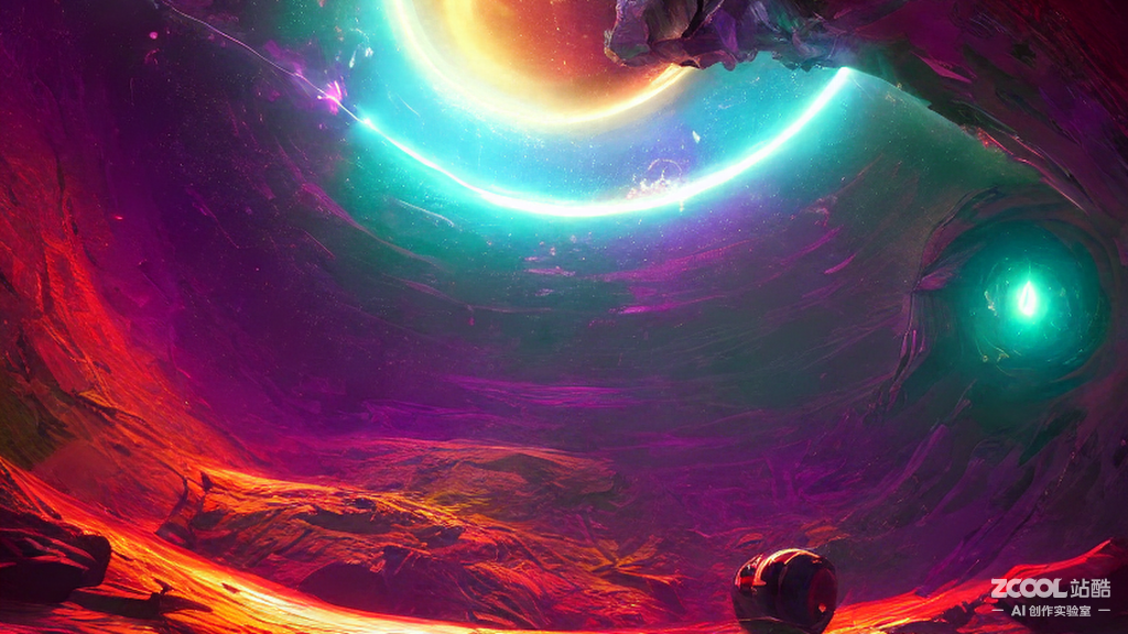 #AI创作实验室#掉落，黑洞，魔幻，扭曲_设计的dog-站酷ZCOOL