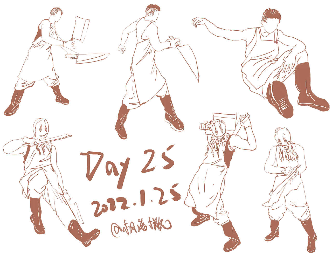 速写打卡day25_枫落撒-站酷ZCOOL