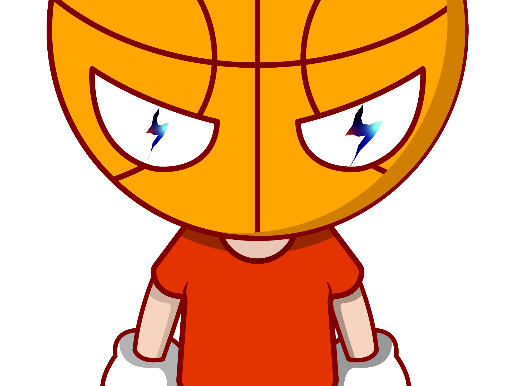 生气版的包子老师篮球怪兽_转转0323-站酷ZCOOL