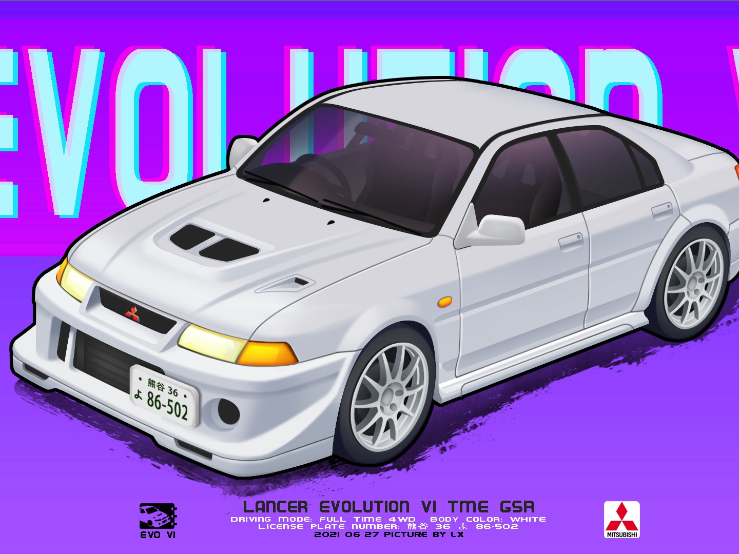 三菱evo壁纸_素材网站_图片免费下载-ZCOOL站酷