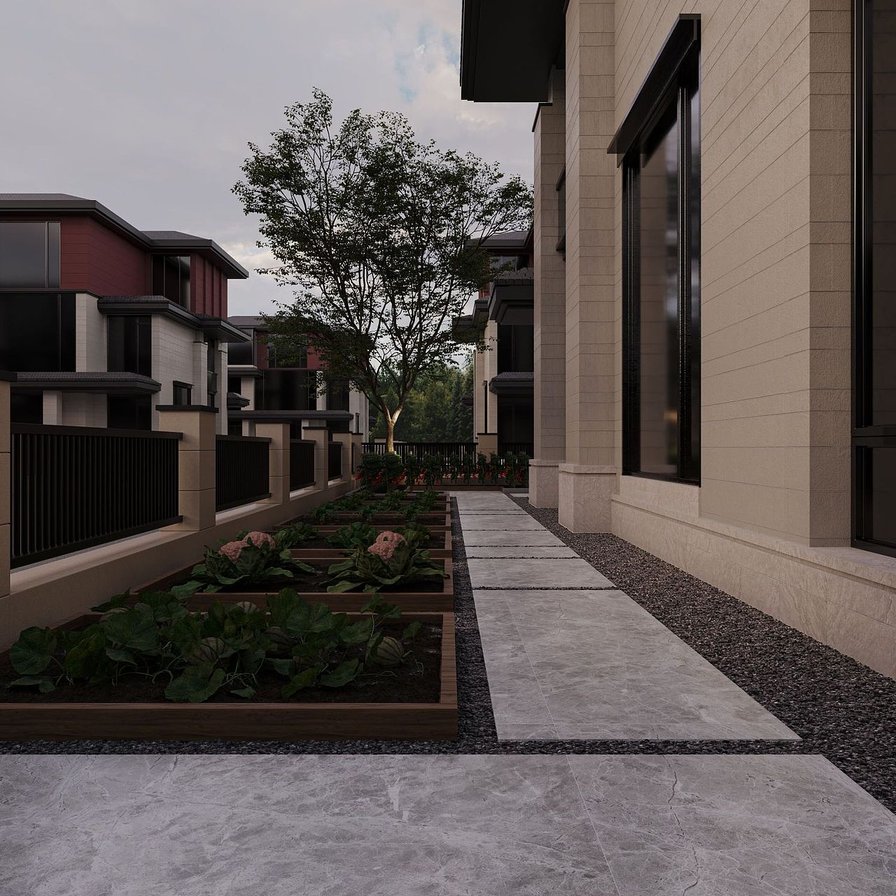 庭院渲染cr9.0_Lonely_Walker-站酷ZCOOL