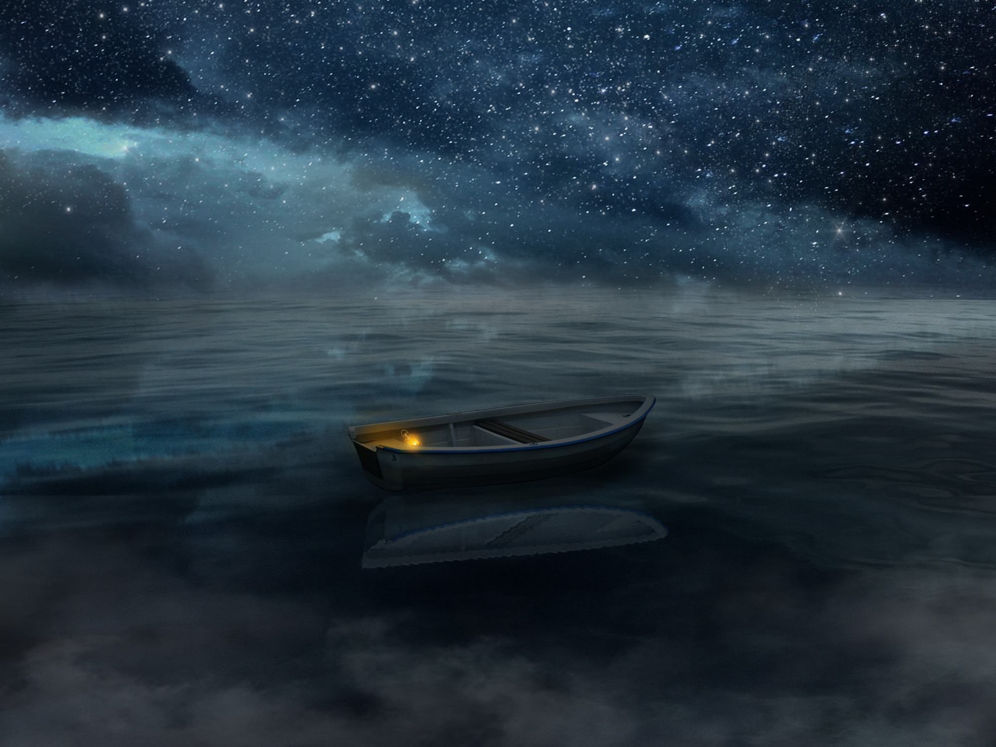 星河孤舟_风倾竹吟-站酷ZCOOL