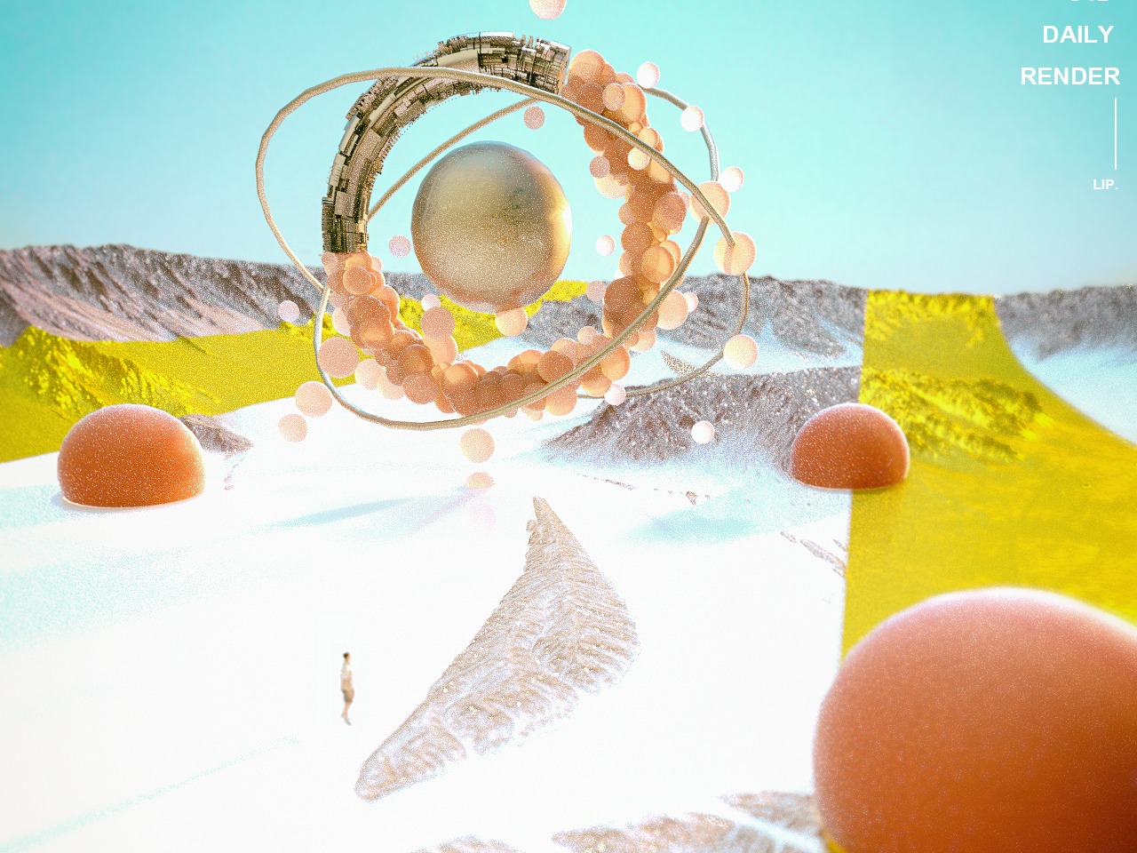 c4d oc 渲染个人测试练习_曹纯Lip-站酷ZCOOL