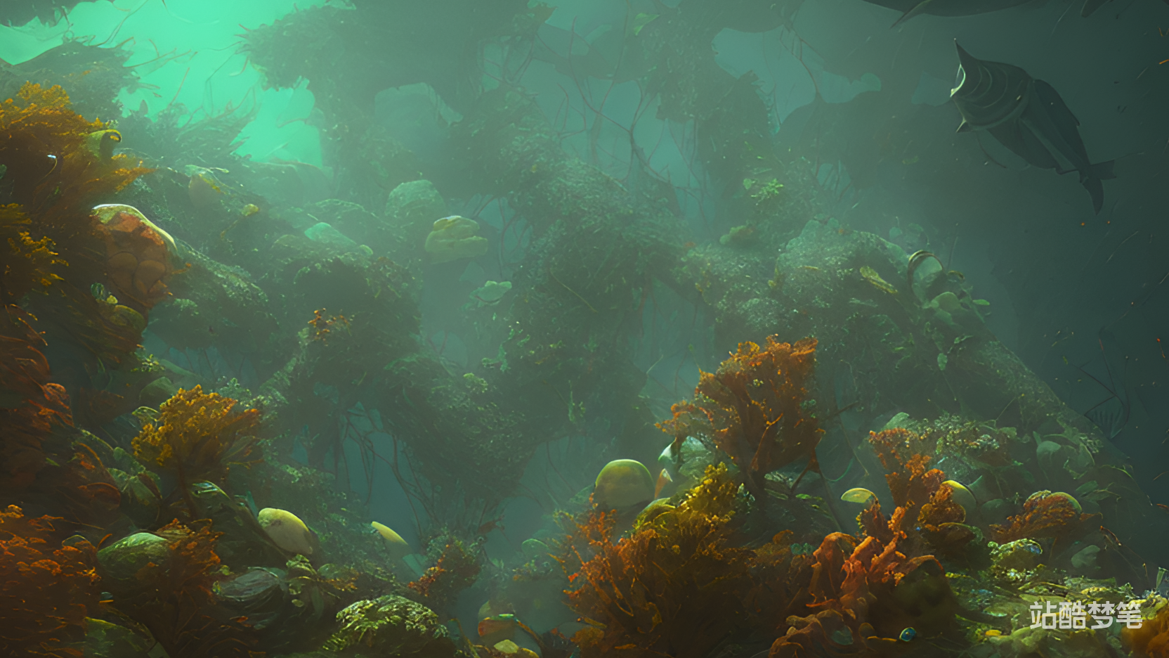 #站酷梦笔#深海_玉青SAMA-站酷ZCOOL