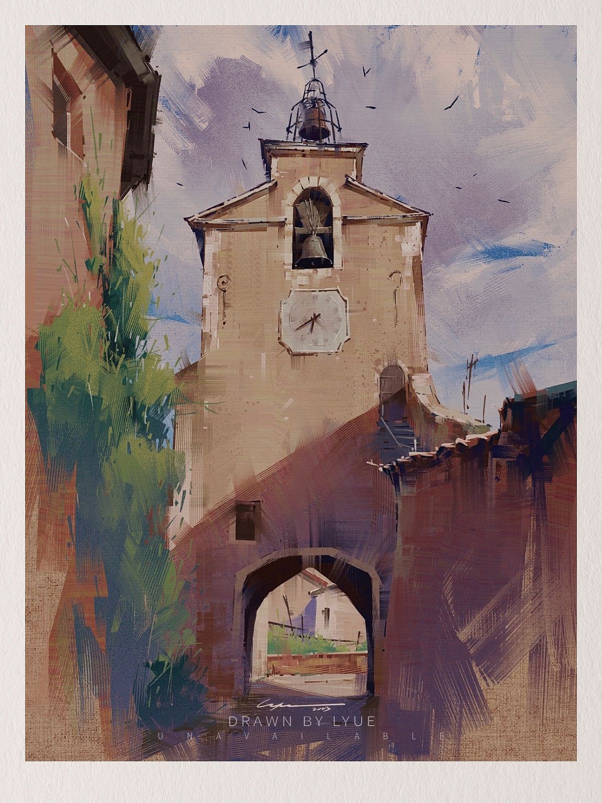 iPad风景插画合集（2023.06）_厘鱼Lyue-站酷ZCOOL