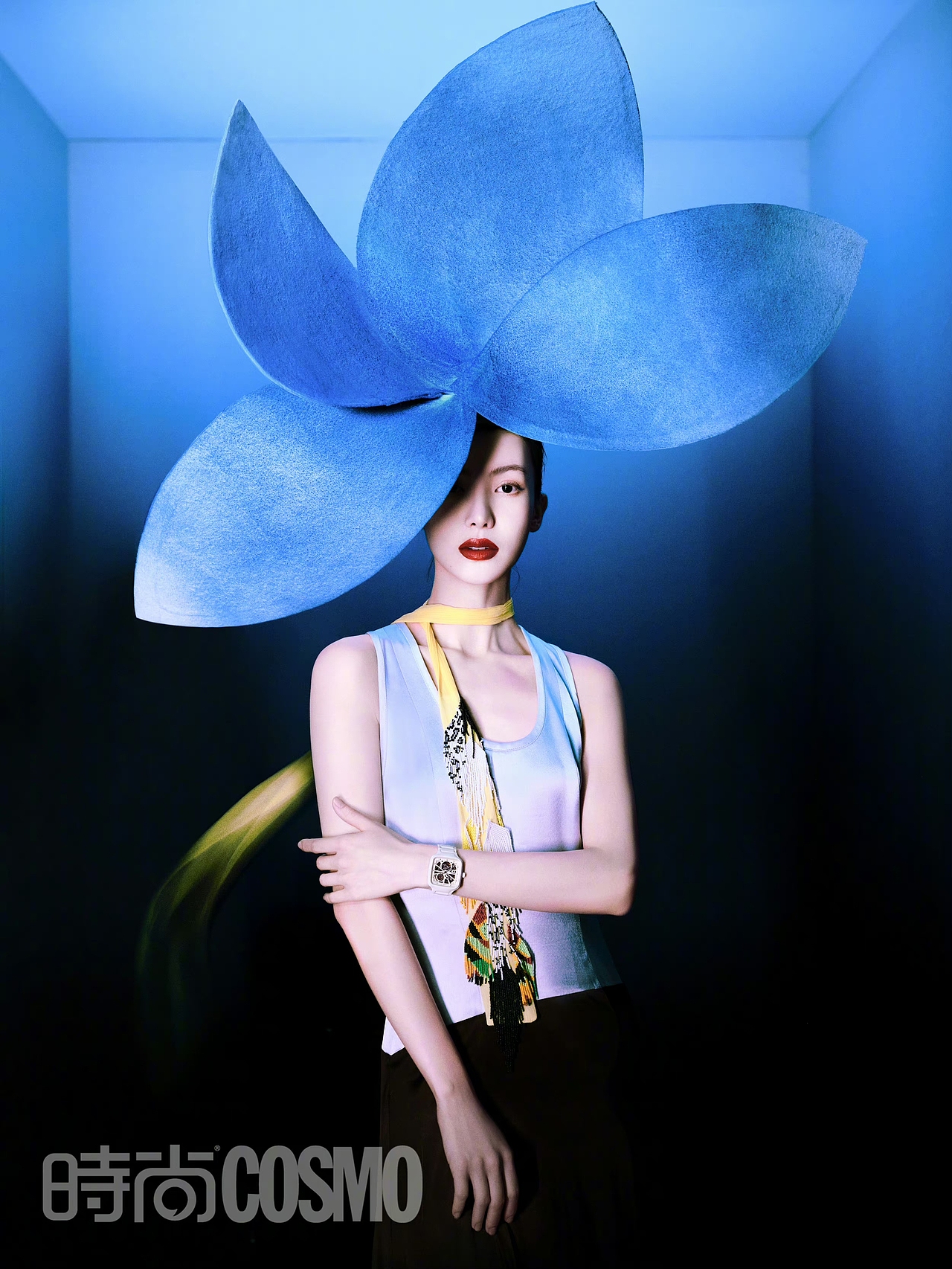 金晨｜《时尚COSMO》四月刊_修图师宋圆圆-站酷ZCOOL
