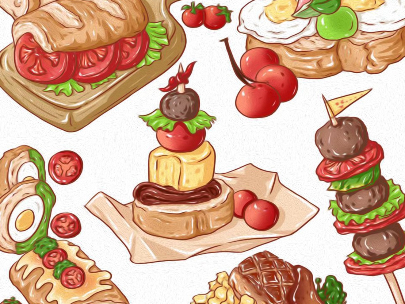 -美食炸弹-_小清SJQing-站酷ZCOOL